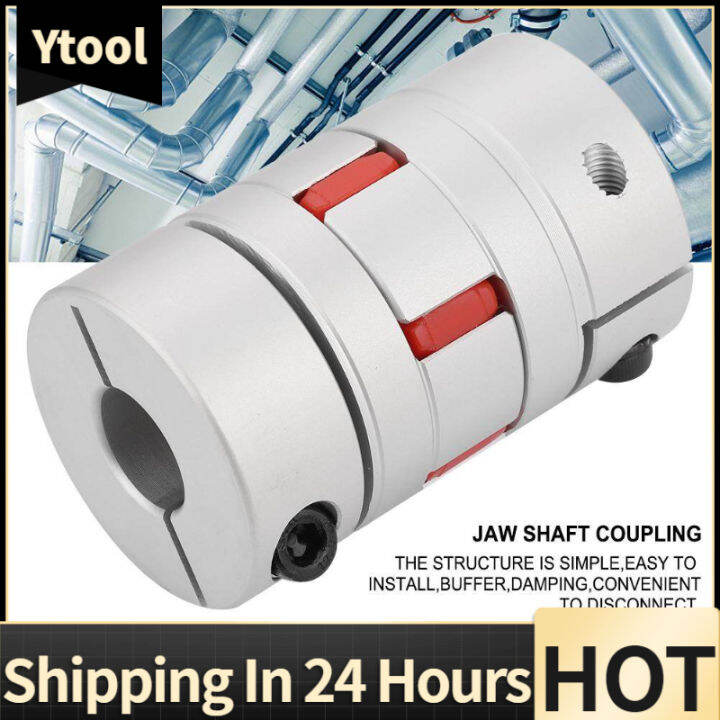 Flexible Spider Shaft Coupling OD40mm x L66mm CNC Stepper Motor Coupler ...