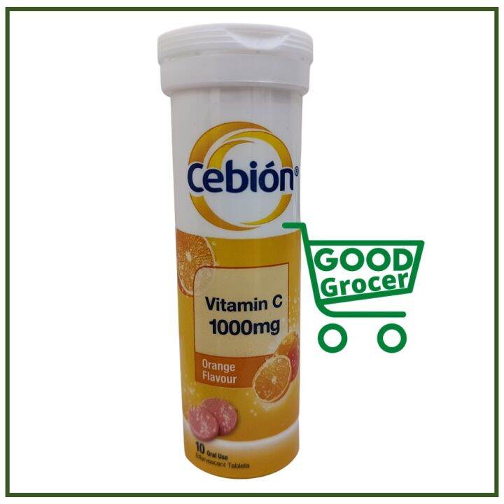 CEBION VITAMIN C 1000mg EFFERVESCENT 10 tablets (1 tube) | Lazada