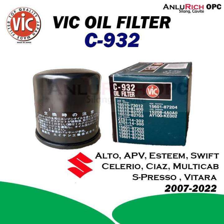 VIC OIL FILTER for Suzuki Alto / APV / Esteem / Swift / Celerio/ Ciaz ...