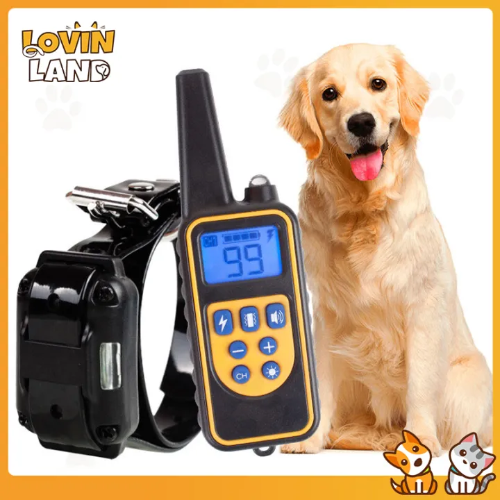 Lovinland Electric Dog Training Collar Pet Remote Control Waterproof ...
