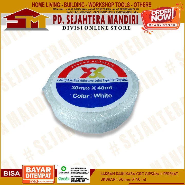 Lakban Gipsum Gypsum GRC Kasa Gipsum Ukuran 1 INCH - Lem Solasi Isolasi ...