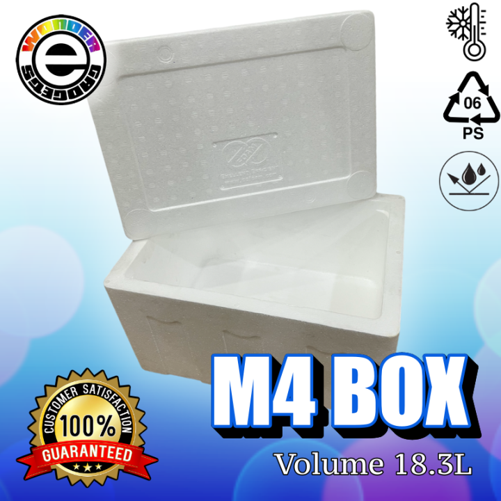 Styrofoam Cooler Box M4 / Kotak Foam M4 / 保丽龙冷冻箱 M4 | Lazada
