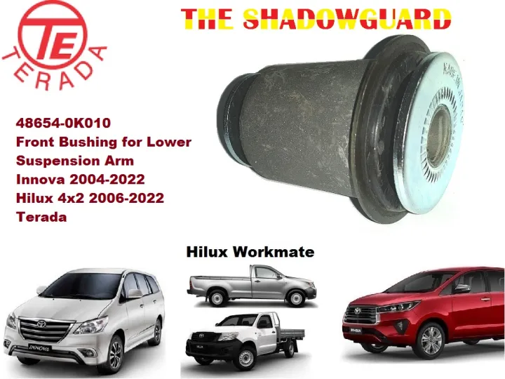 Front Bushing for Lower Suspension Arm Innova 2004-2022 Hilux 4x2 2006 ...