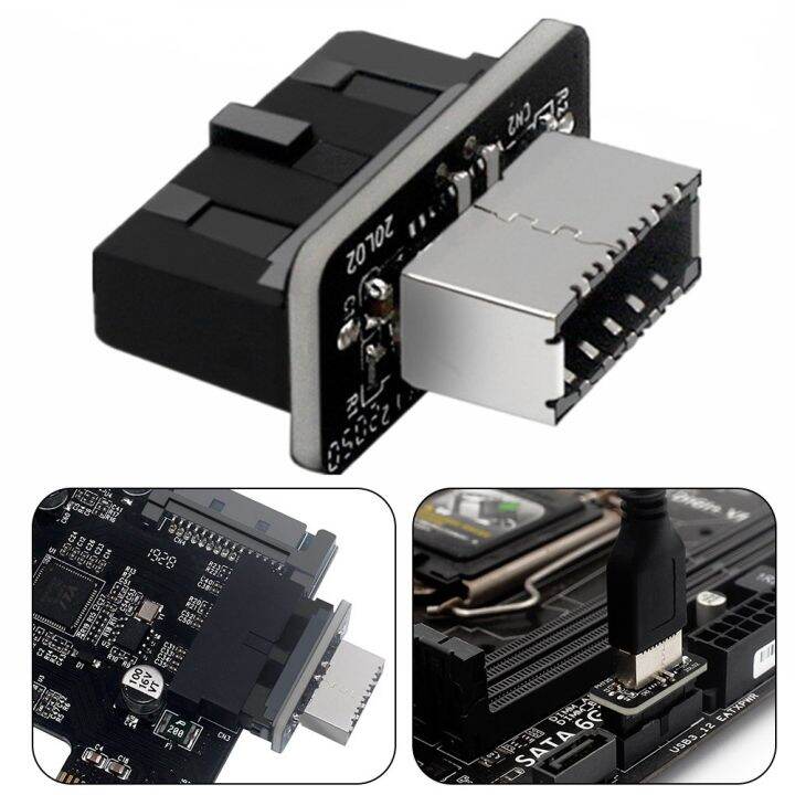 TYPEC Insert Port Adapter USB 3.0 USB 3.1/3.2 Vertical Anti ...