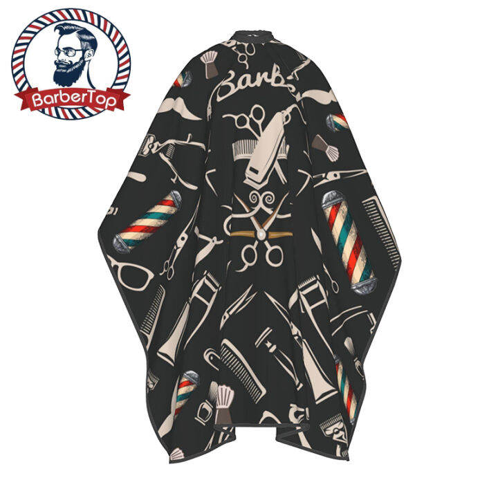 Barber Haircut Cloth Hairdresser Apron Hair Cut Cape Hairdress Gown ...