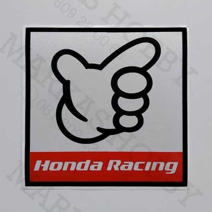 Stiker / Sticker HONDA RACING FINGERS ICON | Lazada Indonesia