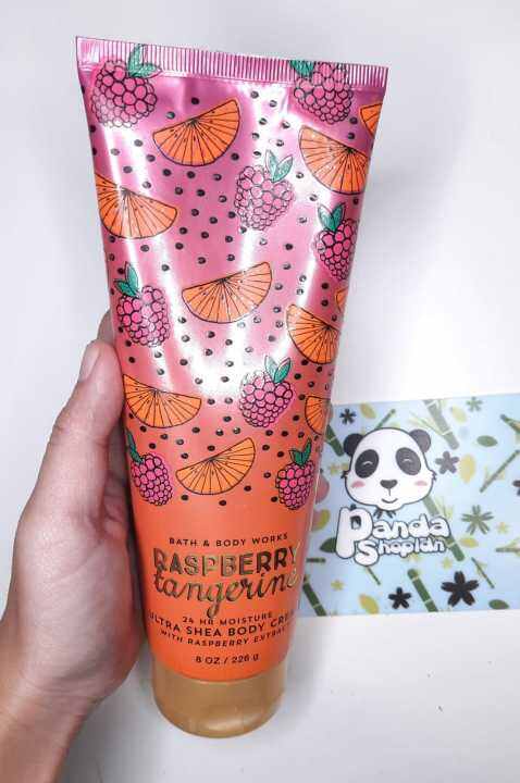 Bath and Body Works Body Cream Raspberry Tangerine 226 gr | Lazada ...