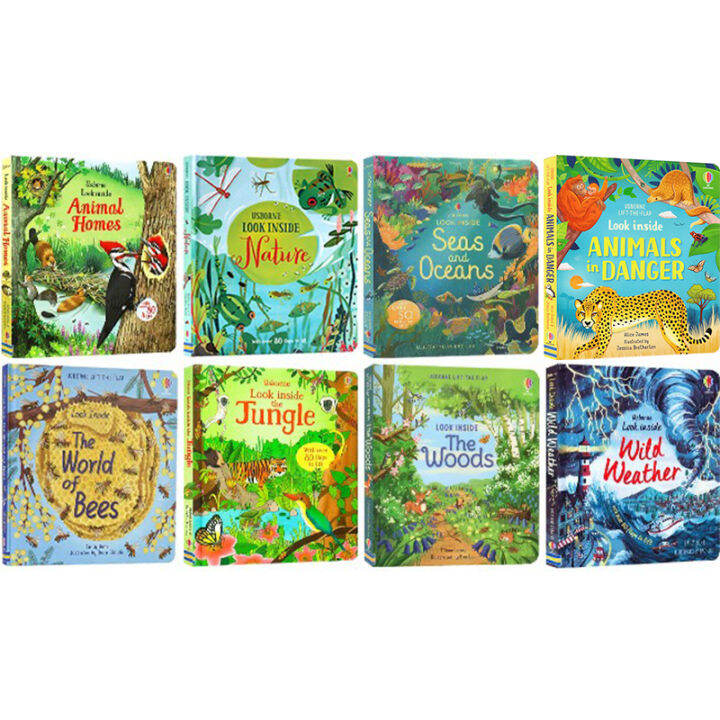 Set 1 Usborne look inside look inside reveal the secrets of nature ...