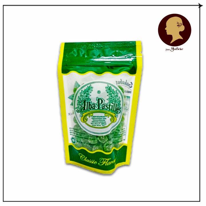PERMEN ALBA PASTILLES 100GR HIJAU PASTILES MINT MENTOL GULA CLASSIC ...