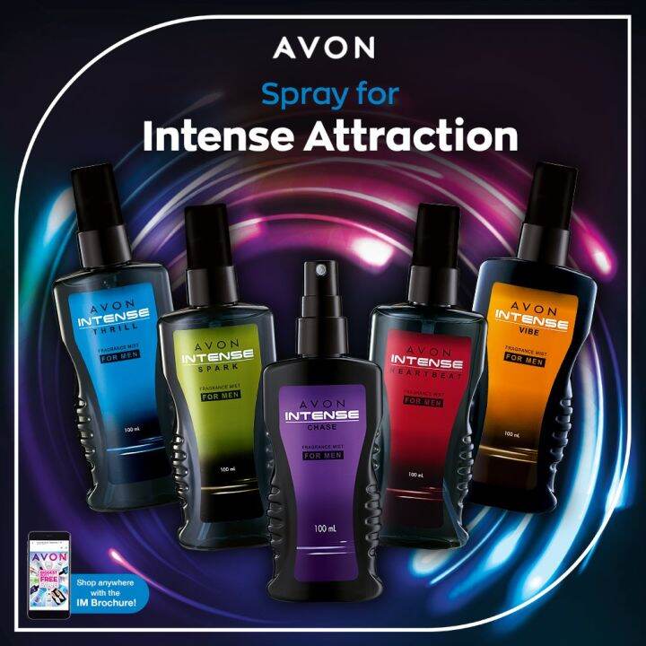AVON Intense CHASE Fragrance Mist for men 100 ml | Lazada PH