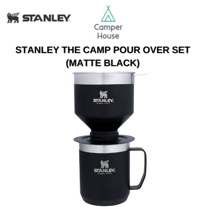 Stanley Classic Camp Mug Gift Box Pour Over Matte Black | Lazada