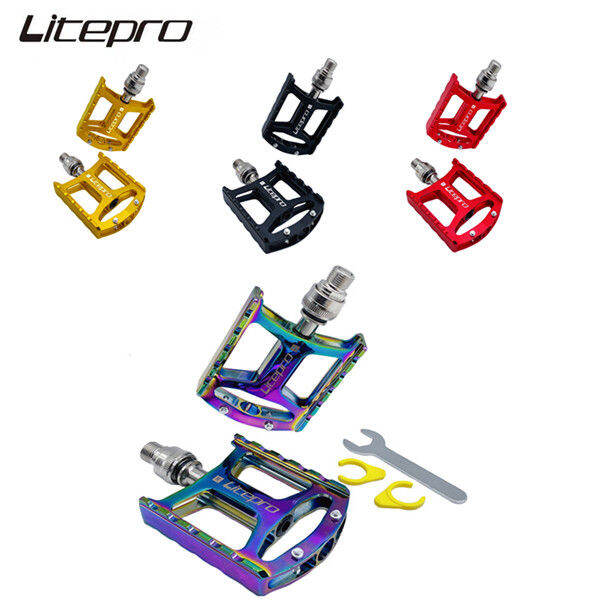Litepro MTB Road Bike Hollow Quick Release S5 Pedals Aluminum Alloy QR ...