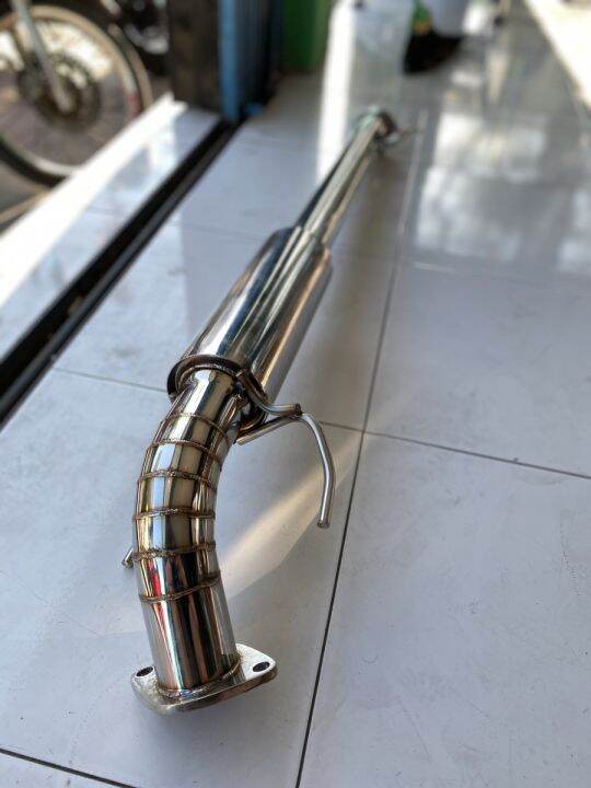 Muffler diesel fortuner VRZ / innova reborn tipe drag V2 | Lazada Indonesia