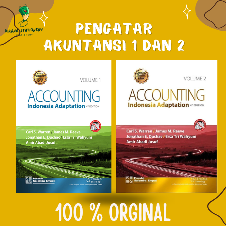 ACCOUNTING INDONESIA ADAPTATION 4 TH EDITION VOL 1 & VOL 2 CARLS WERREN ...