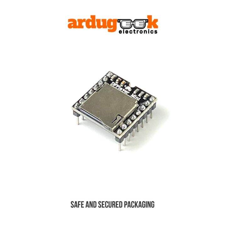 DFRobot DFPlayer Mini MP3 WAV Player Module SD Card Arduino Compatible ...