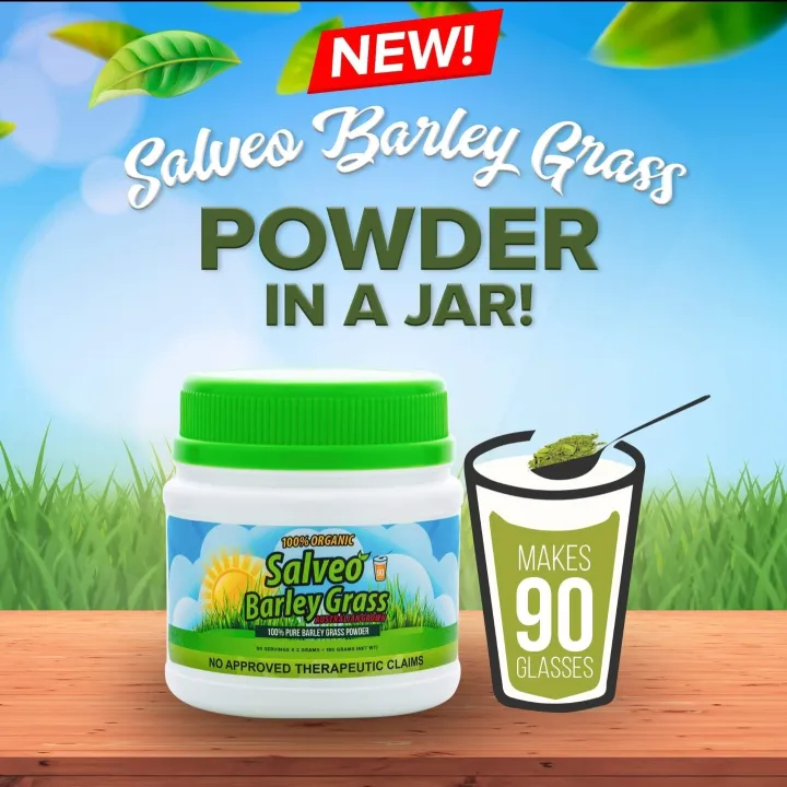 ** FREE SHIPPING NATIONWIDE! ** Salveo Barley Grass Powder Juice (1 JAR ...
