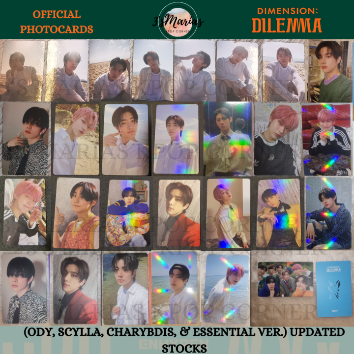 ENHYPEN OFFICIAL DIMENSION DILEMMA PHOTOCARDS (ONHAND & READY TO SHIP W/ TOPLOADER) (SCYLLA ...