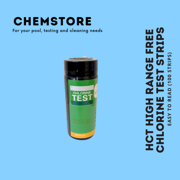 1 BOTTLE High Range Chlorine Test Strips Easy to Use 100 strips ...