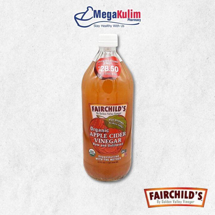 Fairchild's Organic Apple Cider Vinegar 946mL | Lazada
