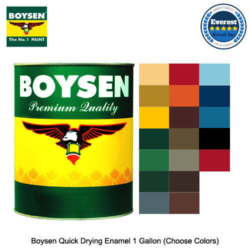 Boysen Quick Drying Enamel 1 Gallon (Choose Color) | Lazada PH
