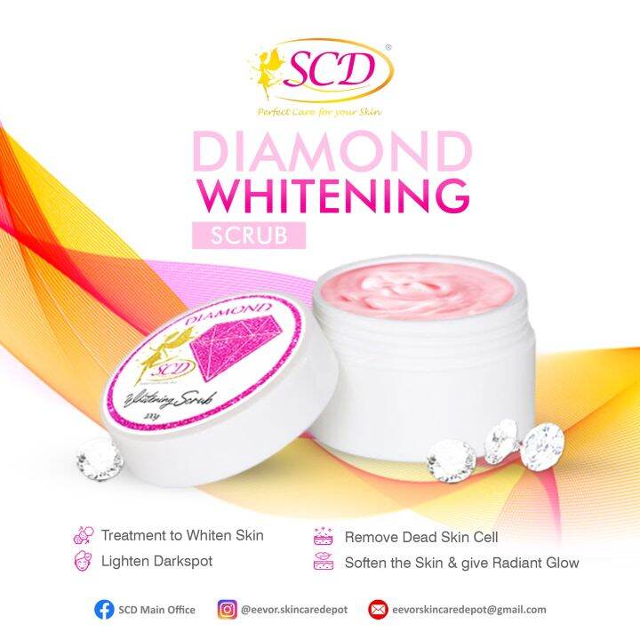 SCD Diamond Whitening Scrub 100g | Lazada PH