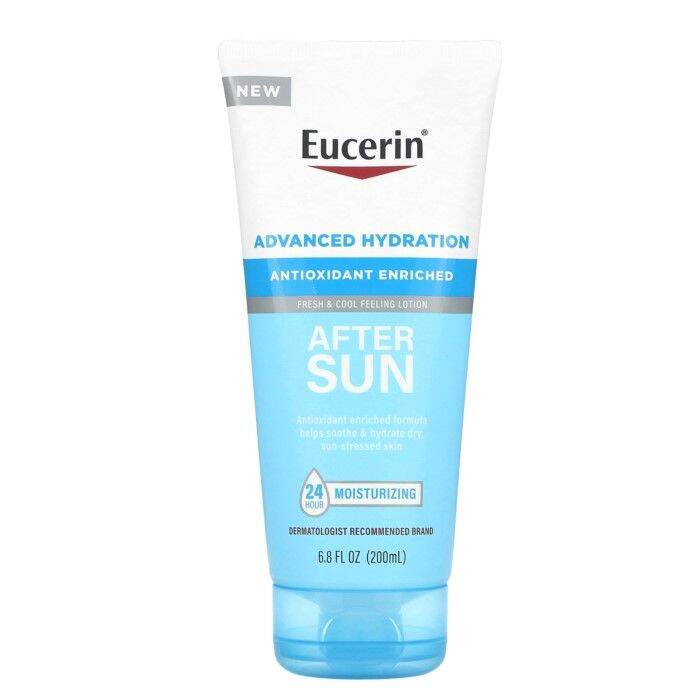Eucerin, Advanced Hydration After Sun Lotion, 6.8 fl oz, Antioxidant ...