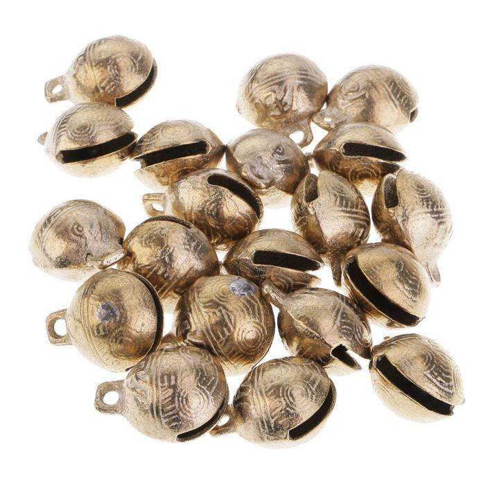 LazaraMall 20pcs Bronze Mini Bells for Jewelry Making Accessories Tiger ...