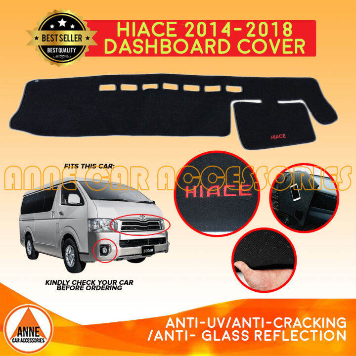 Dashboard Cover for Toyota Hiace GL Grandia 2014 2015 2016 2017 2018 ...