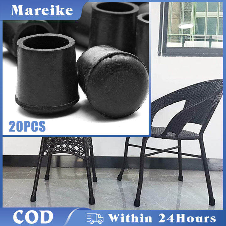 20Pcs Rubber Footing Round 19mm Rubber Tubular Footing PVC Rubber ...