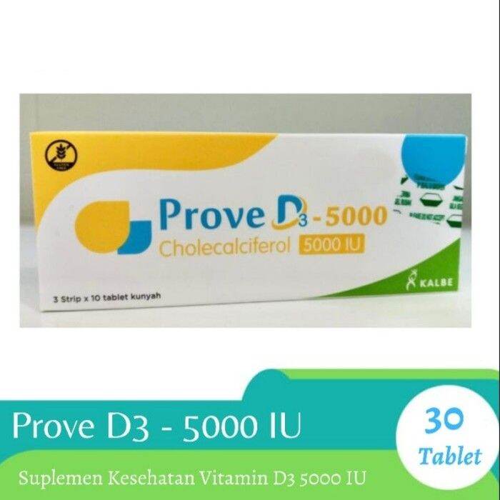 PROVE D3 5000 IU ISI 10 TABLET/ PERSTRIP | Lazada Indonesia