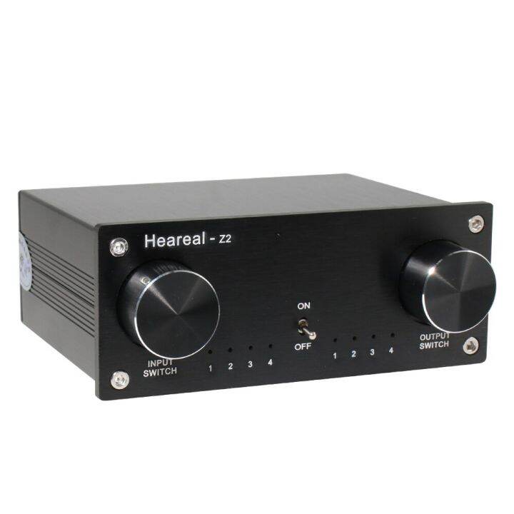 Dlhifi 4 Input 4 Output Lossless Audio Signal Switcher Switch Splitter ...