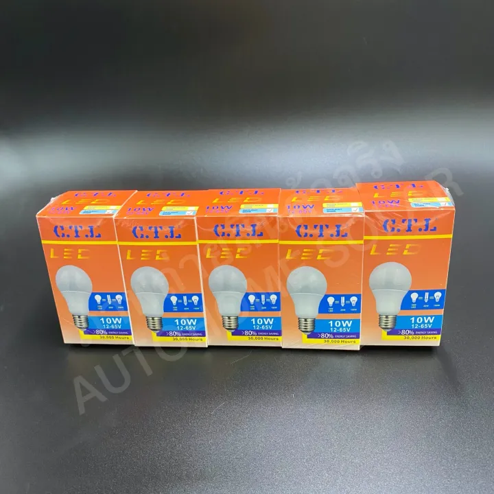 *ขายปลีก/ส่ง* หลอดไฟ โซล่าเซลล์ DC 12-65V LED 8/10/24W (แสงขาว/เหลือง) | Lazada.co.th