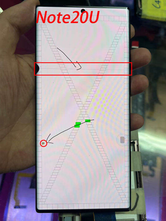 Bluesky With Defect 6.9'' Original AMOLED For Samsung Galaxy Note 20 ...