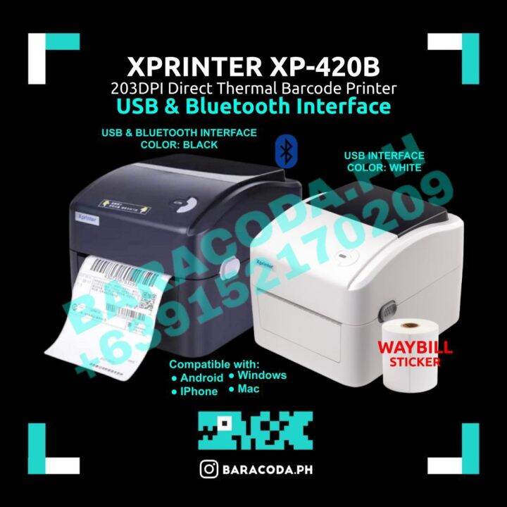 ♥Xprinter Waybill Printer Thermal Printer USB interface compatible with ...