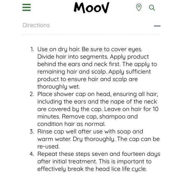 100ml MOOV HEADLICE LICE LISA KUTO SOLUTION TREATMENT SENSITIVE TAKKAL ...