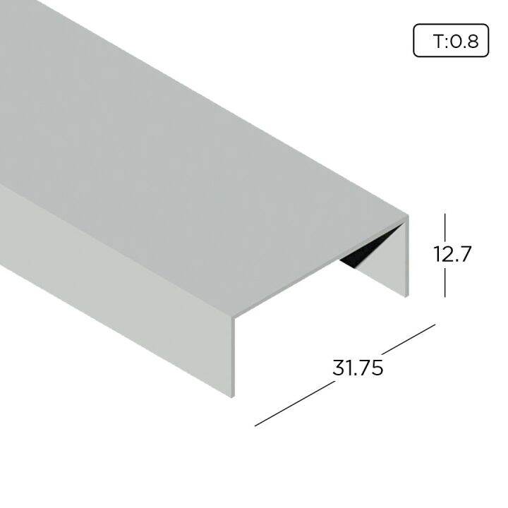 Aluminium Extrusion Louvre Frame Window Profile (Small) Thickness 0 ...