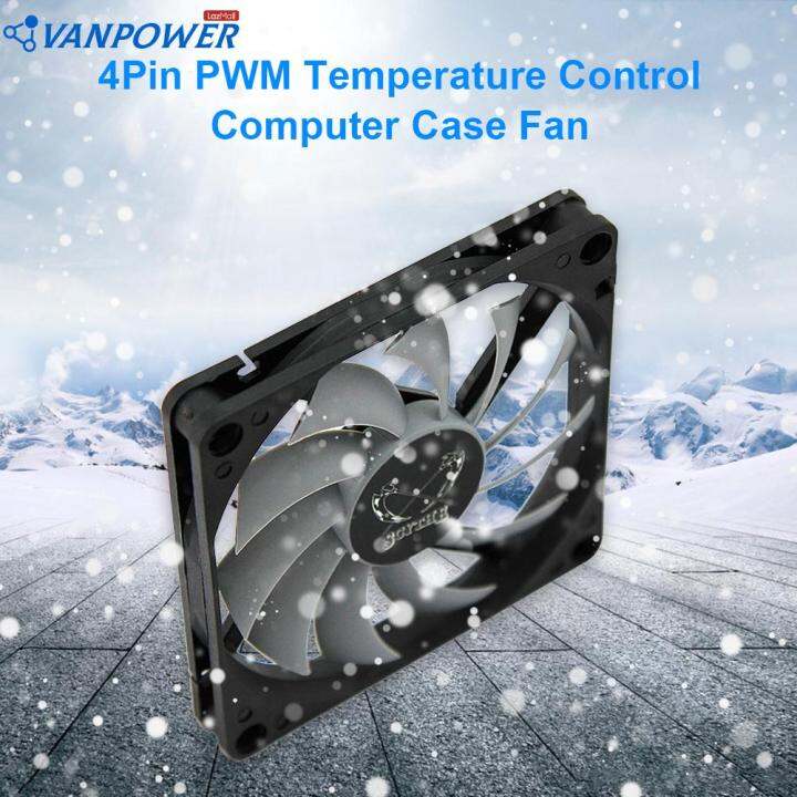 KH12H-P PWM 4 Pin Computer Fan 3000RPM Temperature Control PC Case ...
