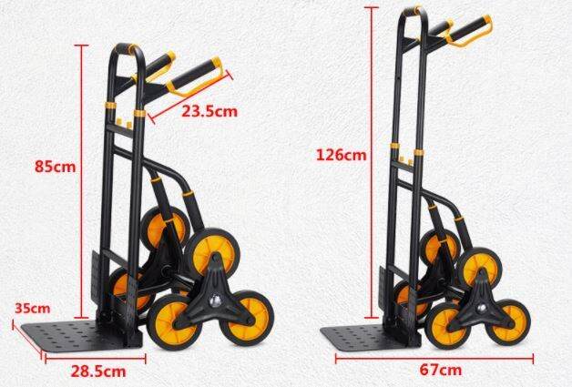 6 Wheel Stair Climbing Hand Sack Trolley Cart Truck (Heavy Duty Version ...