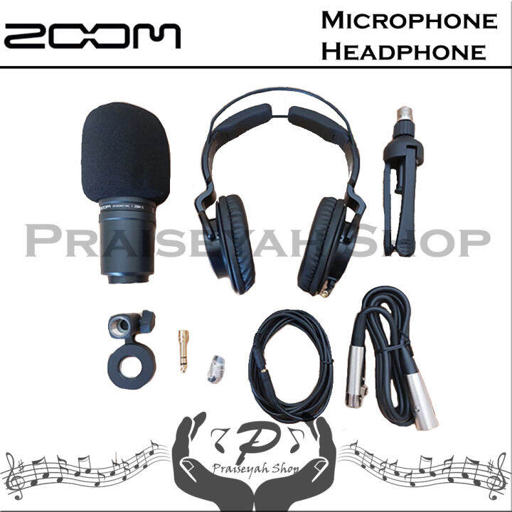 Zoom ZDM-1 Podcast Mic Pack Microphone dan Headphone | Lazada Indonesia