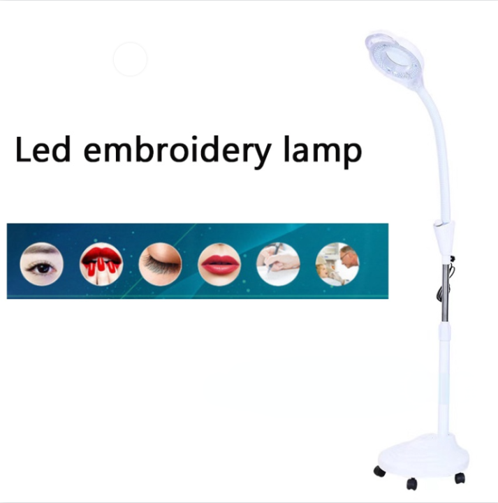 LED Magnifier Lamp, 8X Adjustable Cold Light Light Magnifying Stand ...