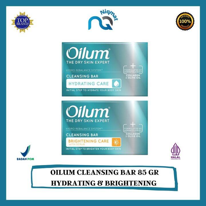 Oilum Cleansing Bar Hydrating Care dan Brightening Care 85gr The Dry ...