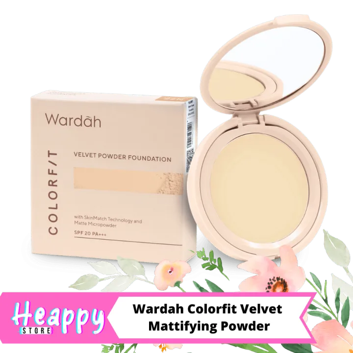 Wardah Colorfit Velvet Mattifying Powder | Lazada Indonesia