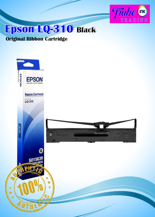 Epson S015639 Original Ribbon Cartridge Black Ribbon Cartridge For ...