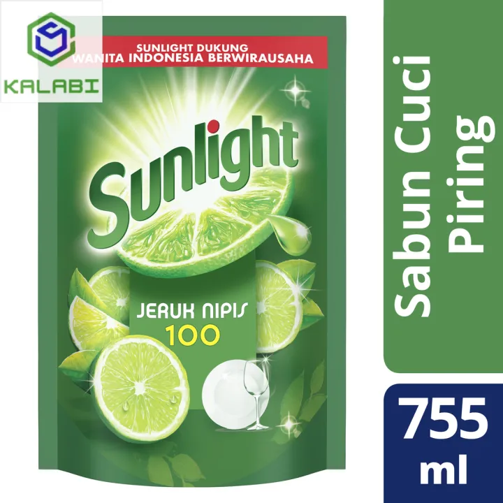 Sunlight Sabun Cuci Piring - Jeruk Nipis 755 ml | Lazada Indonesia