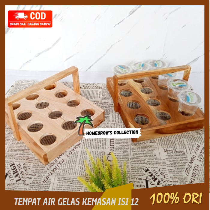 Tempat air minum kemasan gelas rak wadah tempat aqua gelas isi 12 ...