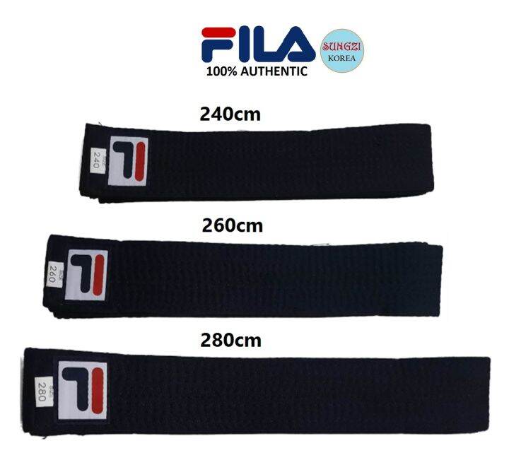 FILA Taekwondo Belt Black | Lazada PH