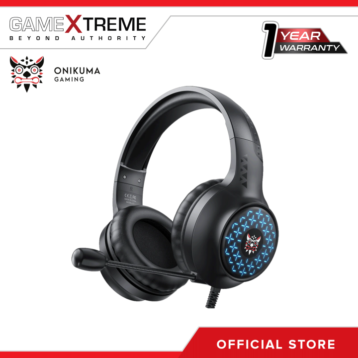 ONIKUMA X7 RGB Breathing Lights Over-ear Wired Gaming Headphones Stereo ...
