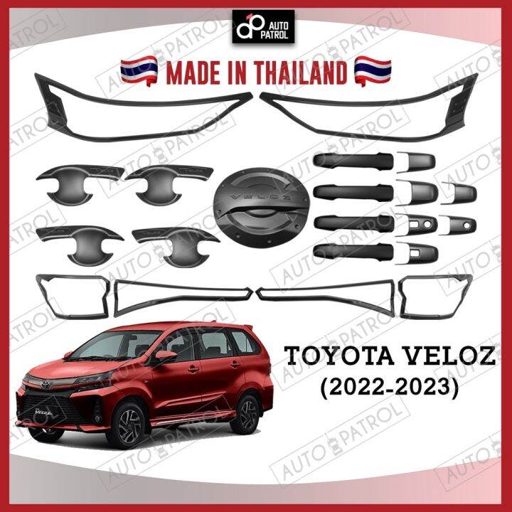 Toyota Veloz 2022 - 2023 Combo Set Garnish Matte black | Lazada PH