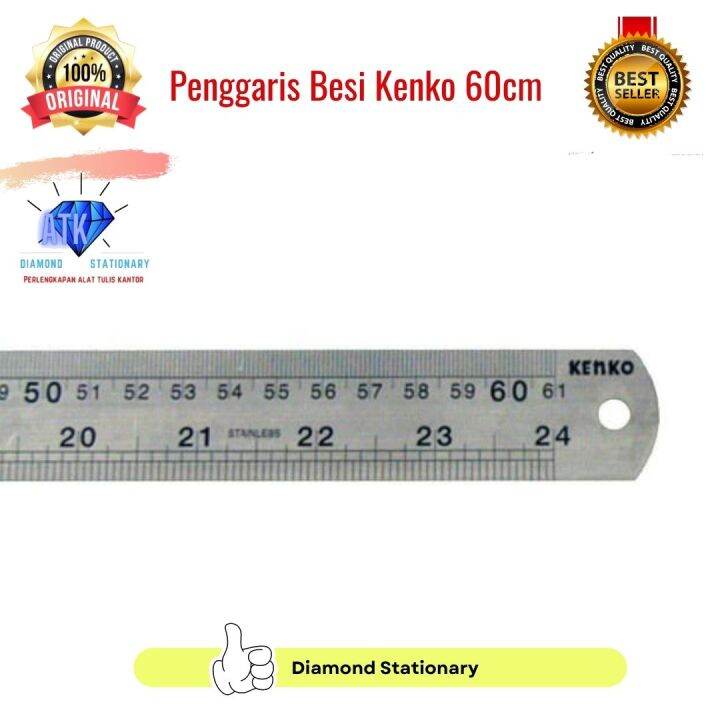 Penggaris Besi Kenko 60 cm | Lazada Indonesia