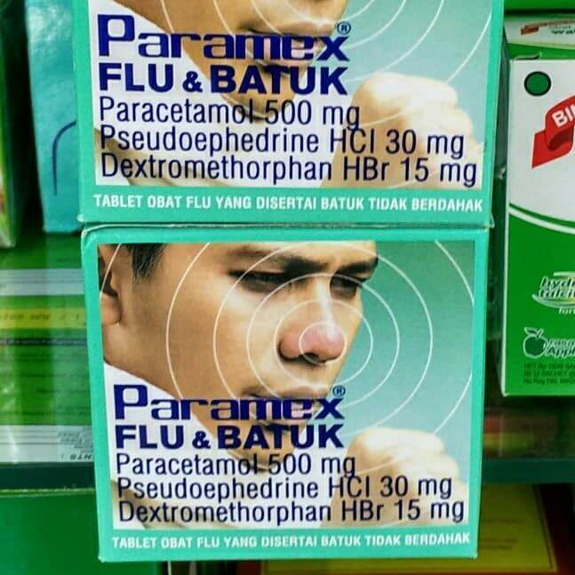 RH - PARAMEX FLU DAN BATUK PER STRIP PARACETAMOL OBAT FLU DAN BATUK ...